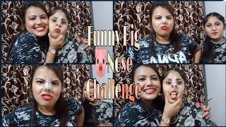 I have a foot fetish - Funny Pig Nose Challenge (Part-2) || Pig Nose ...